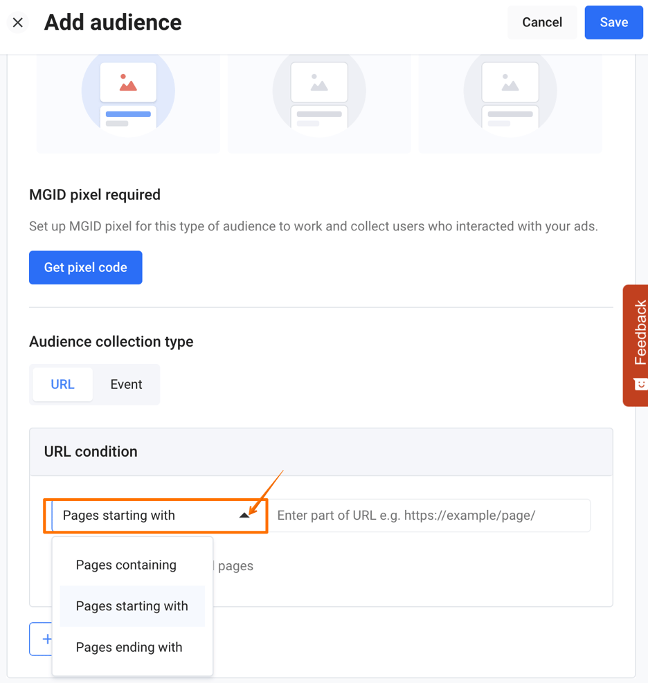 Audience and Retargeting in MGID Ads