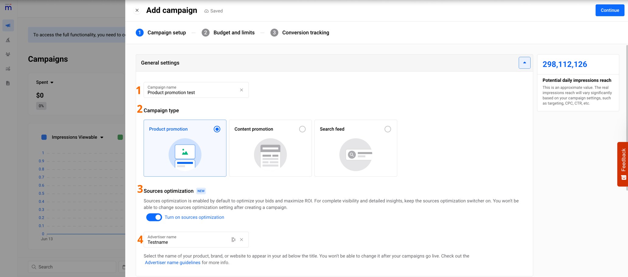 How to Set Up a Campaign in MGID Ads?