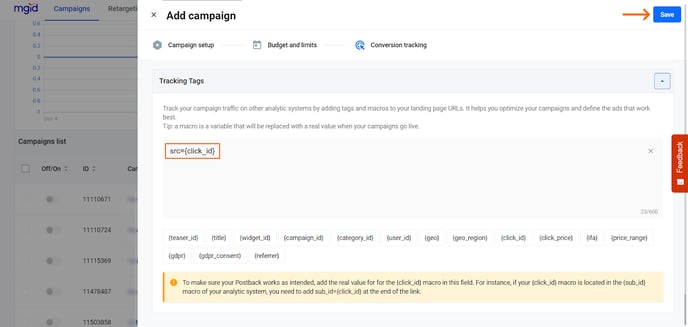 MGID Integration with Kiwify (via webhooks)
