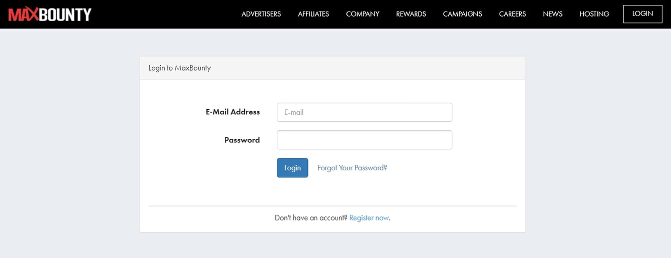 Maxbounty.com Affiliate Network Integration in MGID Ads
