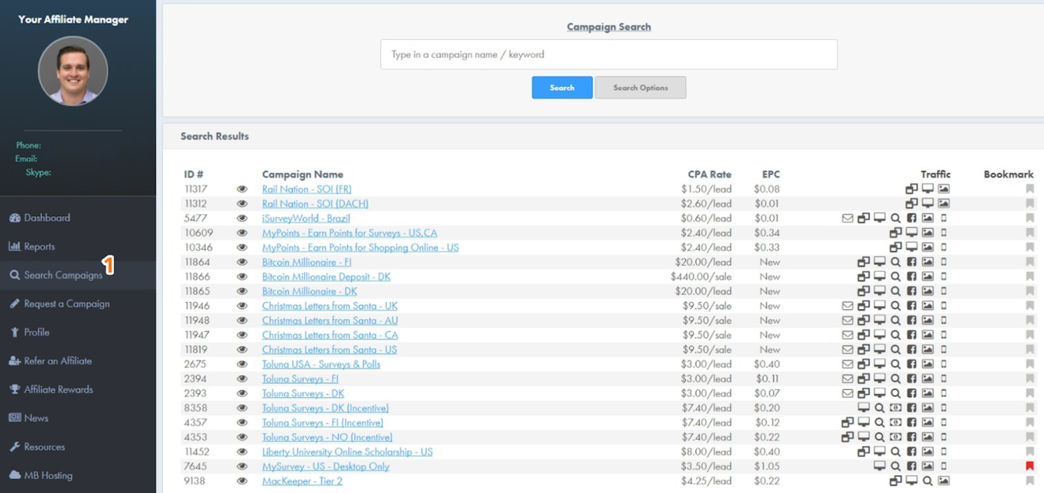 Maxbounty.com Affiliate Network Integration in MGID Ads