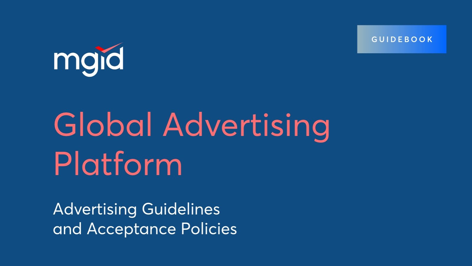 MGID Basic guidelines