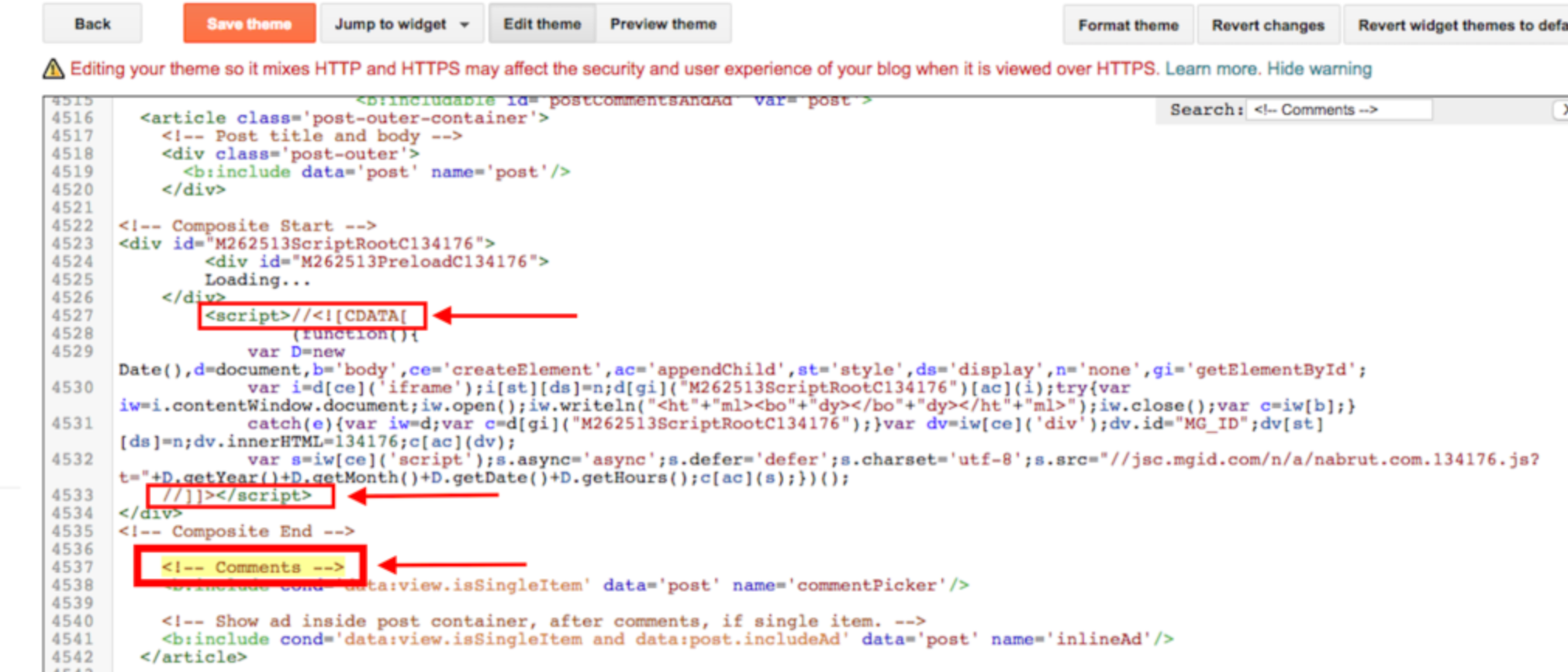 How to Add MGID Code to Your Blogger